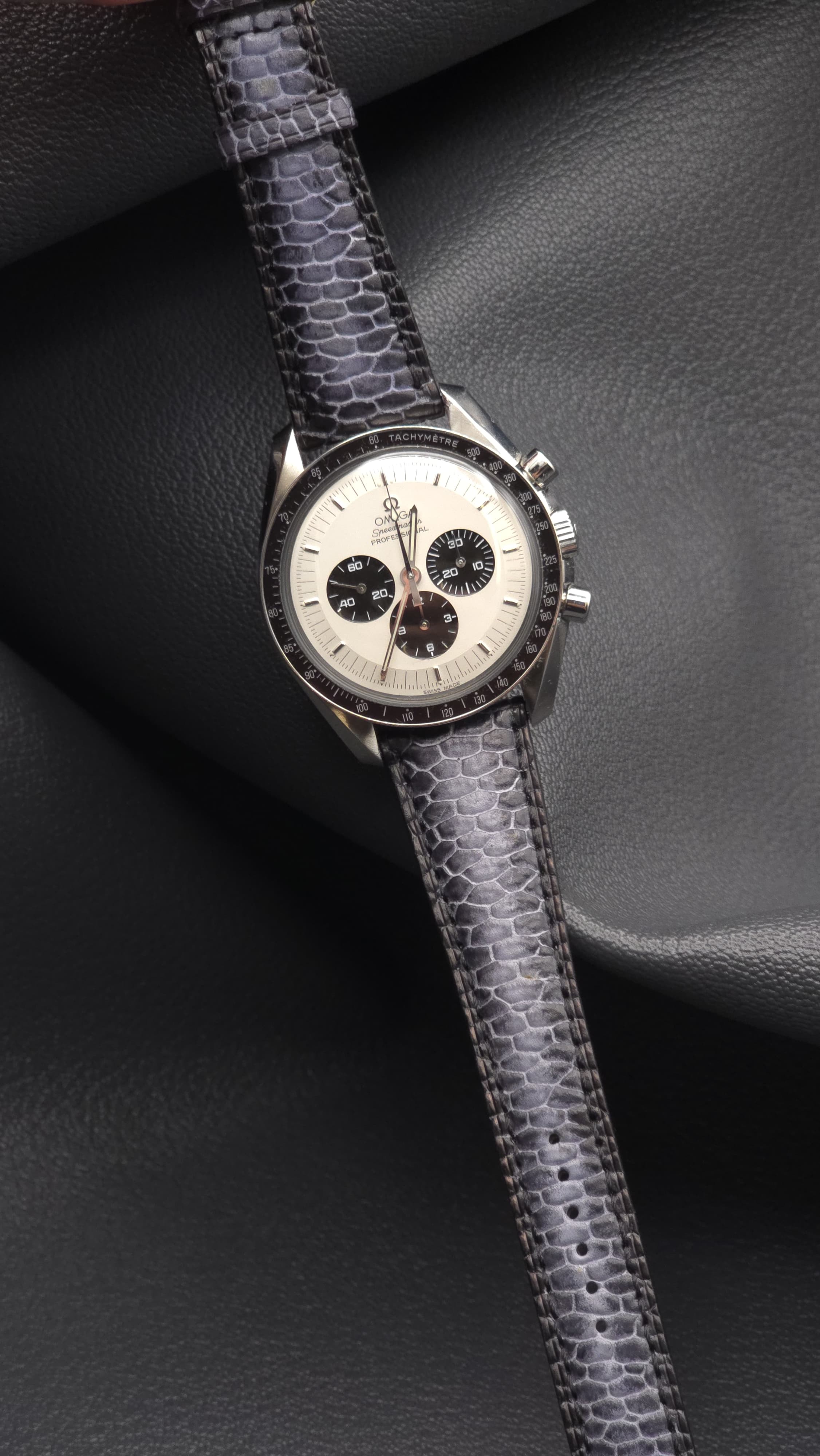 MONOCHROME x Terry Crafted - Beaver Tail Strap - Black/Grey Fumé ...